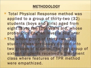 Warm-ups based on TPR method. | PPT