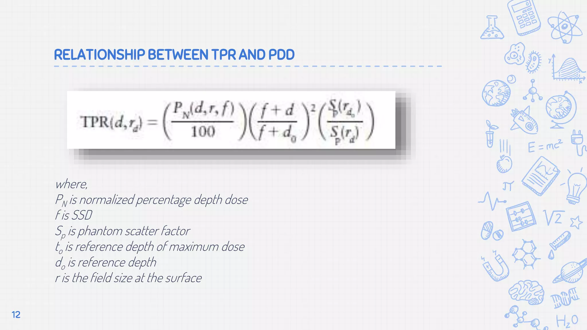 TISSUE PHANTOM RATIO - THE PHOTON BEAM QUALITY INDEX | PPTX