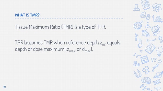 TISSUE PHANTOM RATIO - THE PHOTON BEAM QUALITY INDEX | PPTX | Physics ...