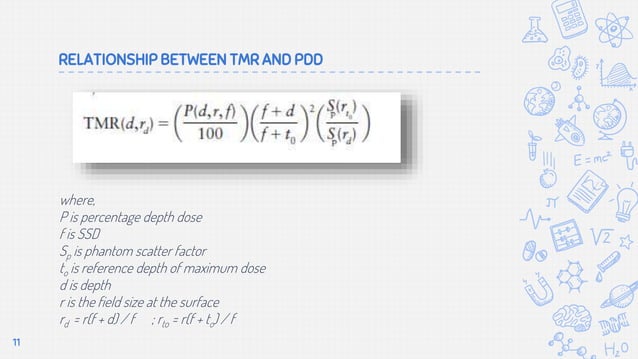 TISSUE PHANTOM RATIO - THE PHOTON BEAM QUALITY INDEX | PPTX | Physics | Science