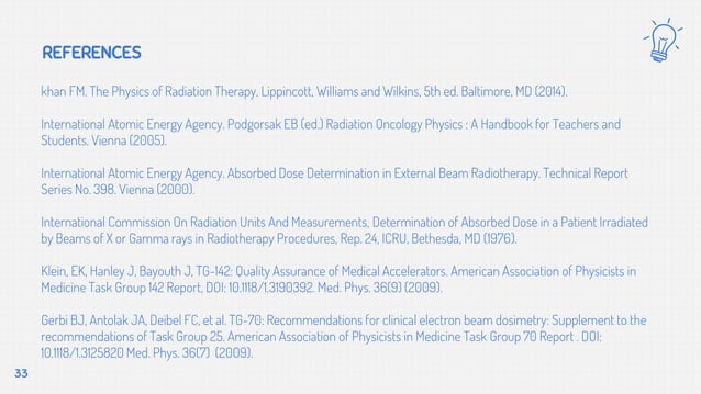 TISSUE PHANTOM RATIO - THE PHOTON BEAM QUALITY INDEX | PPTX | Physics | Science