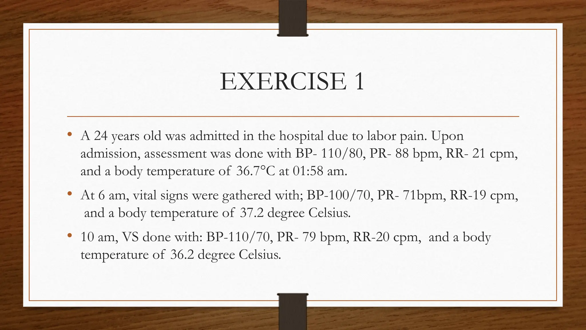 Temperature, Pulse, & Respiration CHART.pptx