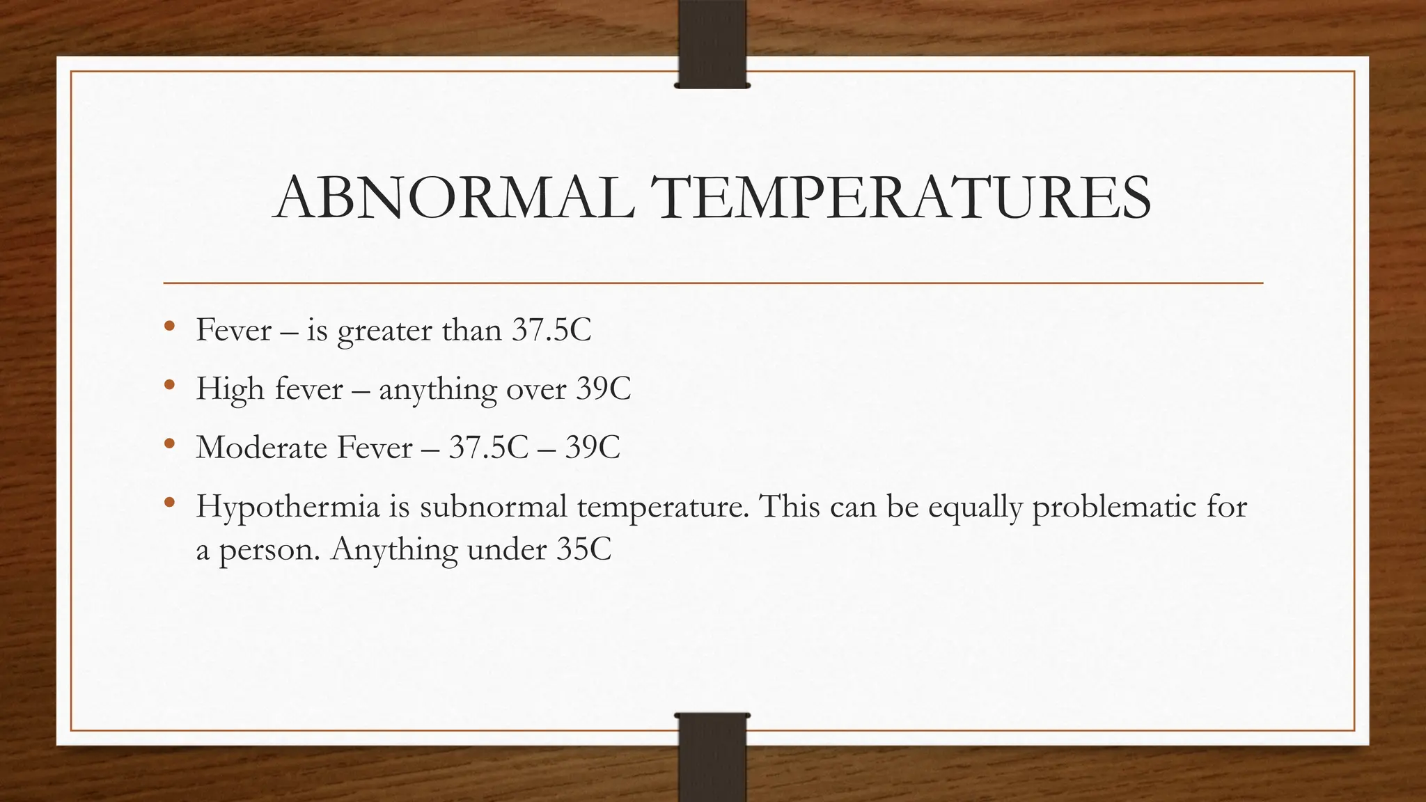 Temperature, Pulse, & Respiration CHART.pptx | Heart and Cardiovascular Diseases | Diseases and ...
