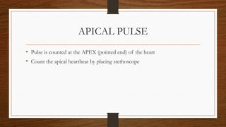 Temperature, Pulse, & Respiration CHART.pptx | Heart and Cardiovascular ...