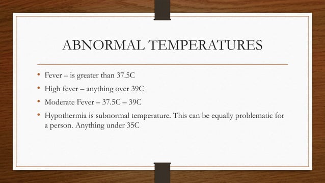 Temperature, Pulse, & Respiration CHART.pptx | Heart and Cardiovascular ...