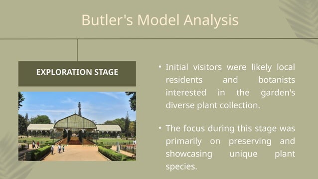 Butler's Model Analysis on Lal Bagh Botanical Garden, Bengaluru | PPT