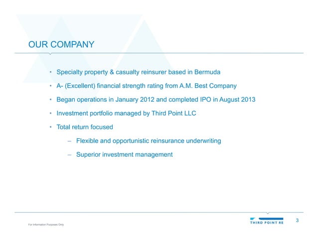 Third Point Reinsurance Ltd. Investor Presentation | PPT