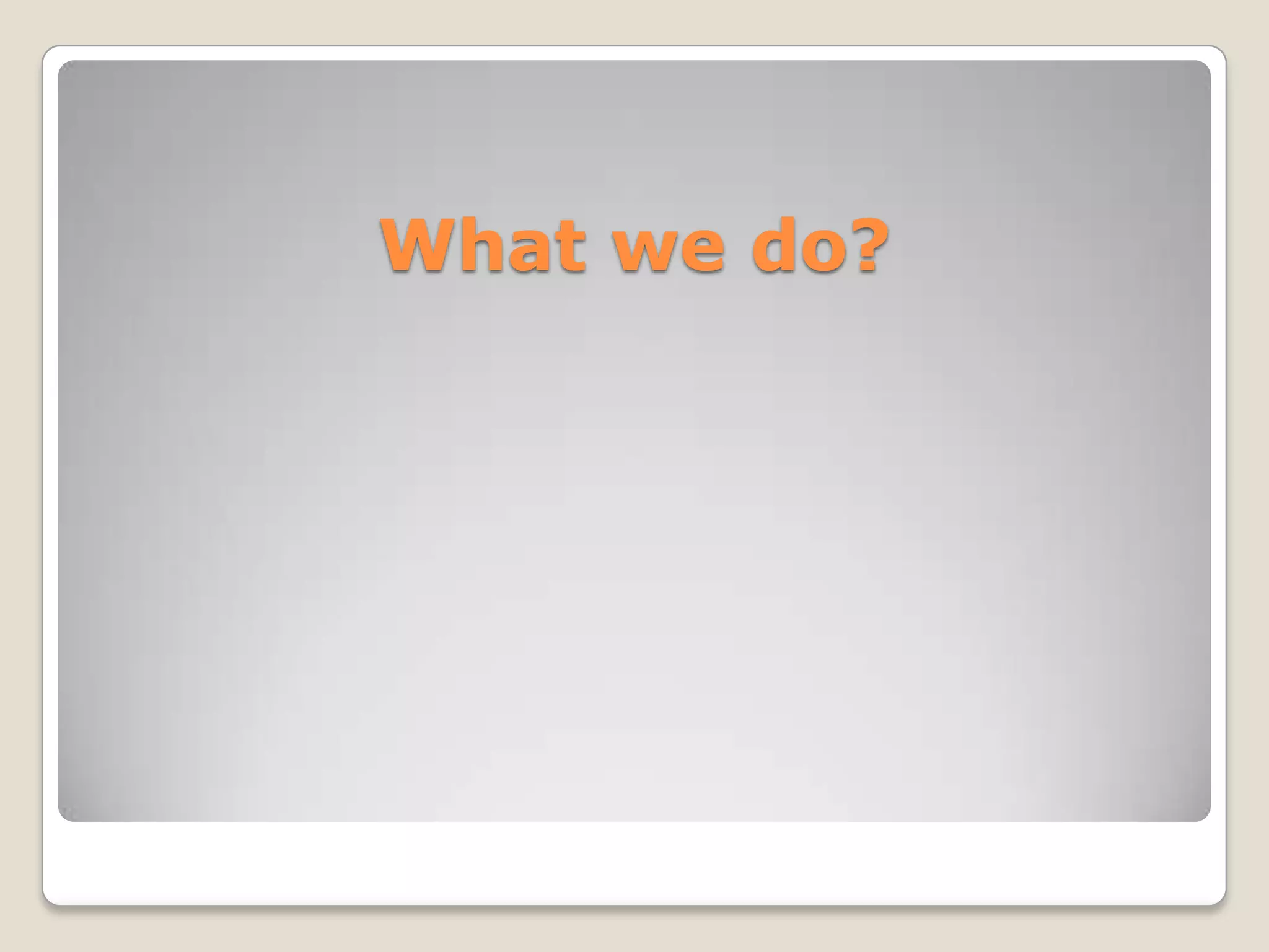 TPR Enterprise - What We Do | PPSX