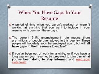 Resume Writing Tips | PPT