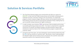 TPRG - Third Party Review Group | PPT