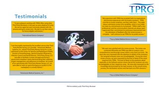 TPRG - Third Party Review Group | PPT