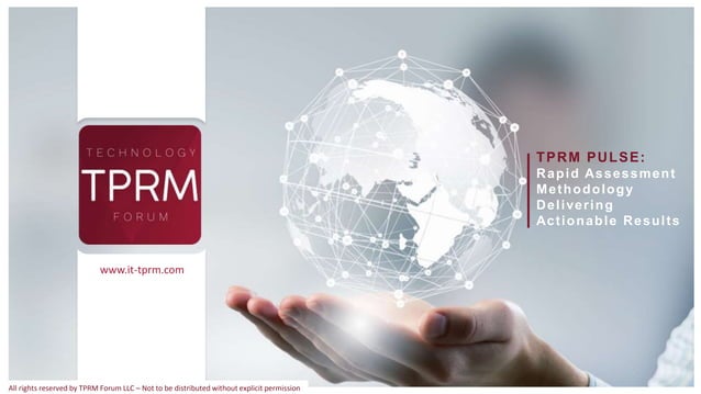 TPRM PULSE Assessment Overview | PPTX