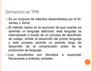 Tpr power point | PPTX