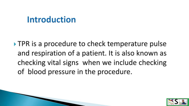 Tpr procedure in english | PPTX
