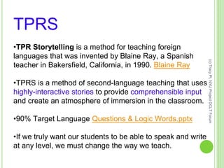 Tprs in the chinese classroom | PPTX