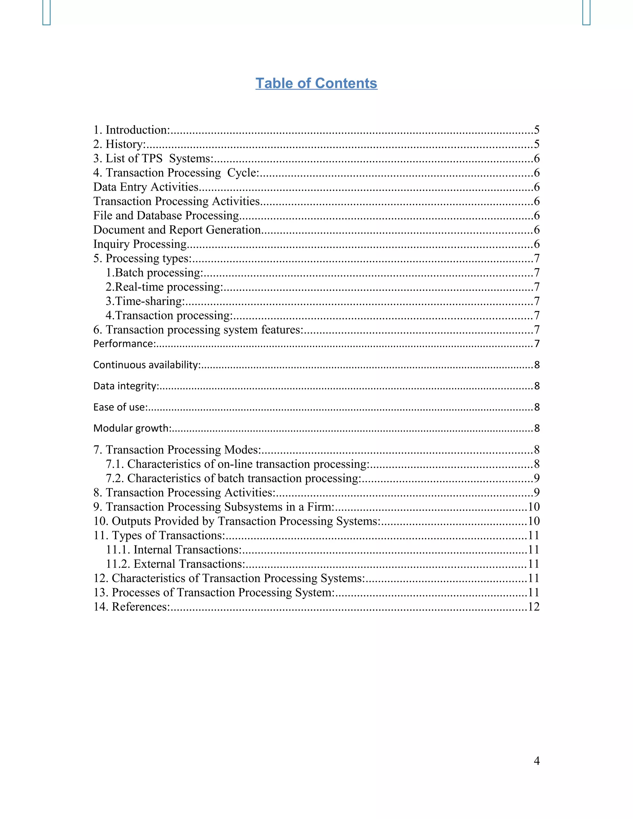 Transaction Processing System Pdf