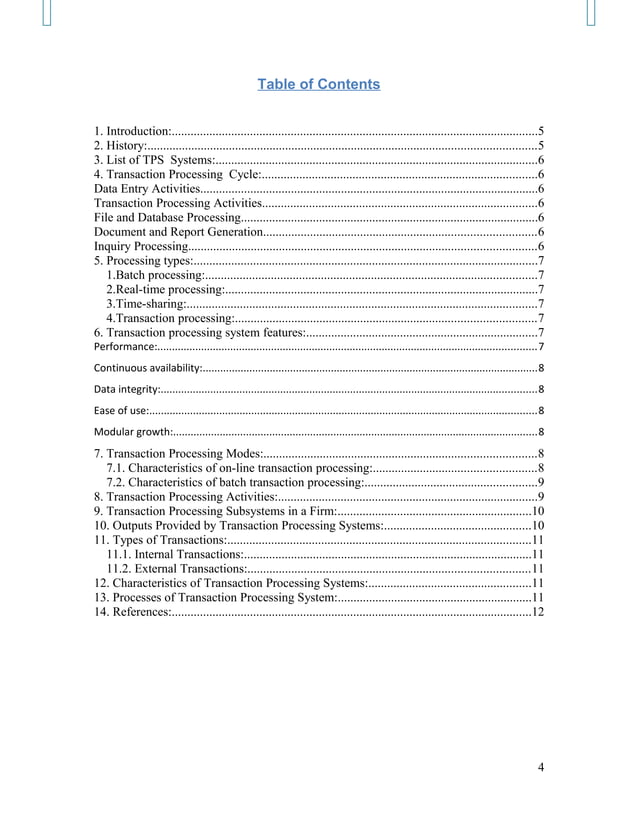 Transaction Processing System Pdf