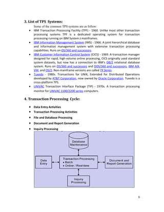 Transaction Processing System | PDF