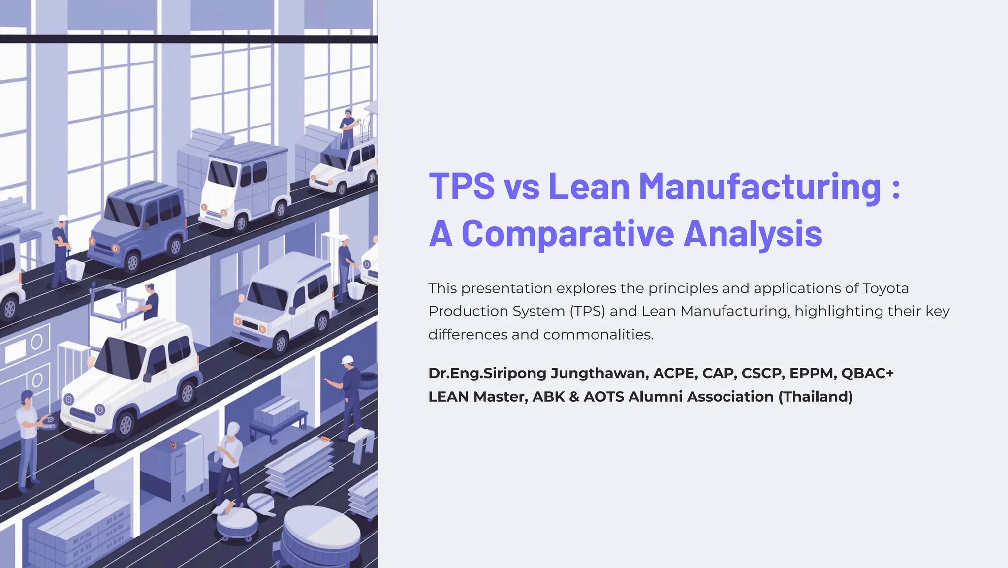 TPS vs Lean Manufacturing A Comparative Analysis | PDF
