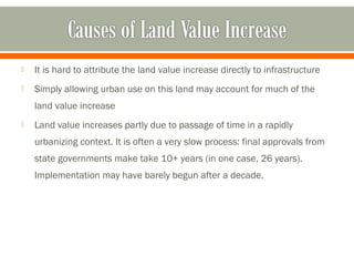 Land adjustment Land value capture | PPT
