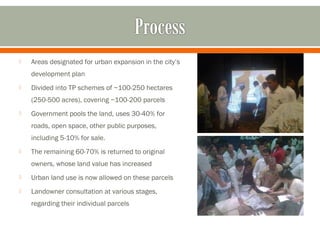 Land adjustment Land value capture | PPT