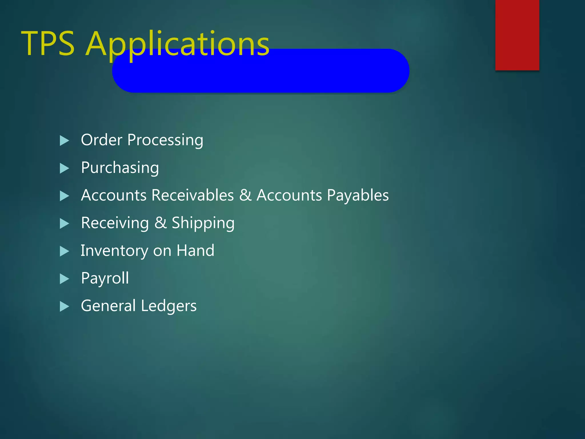 Transaction Processing System | PPT