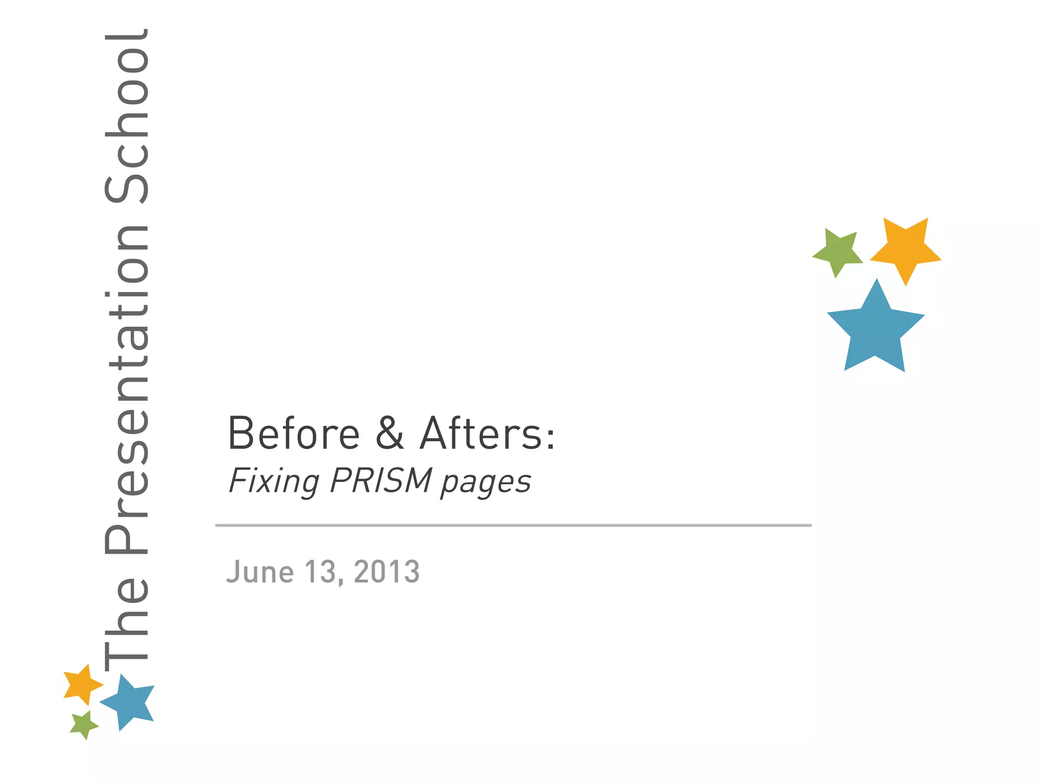 The Presentation School redesigns the NSA PRISM slides | PPT