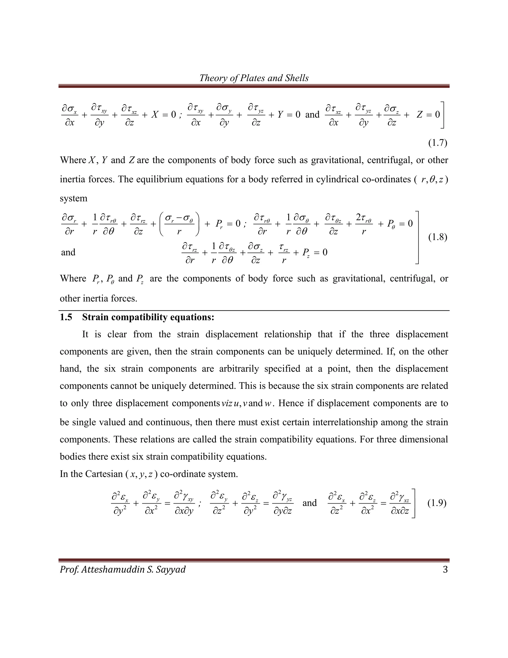 Theory of Plates and Shells | PDF