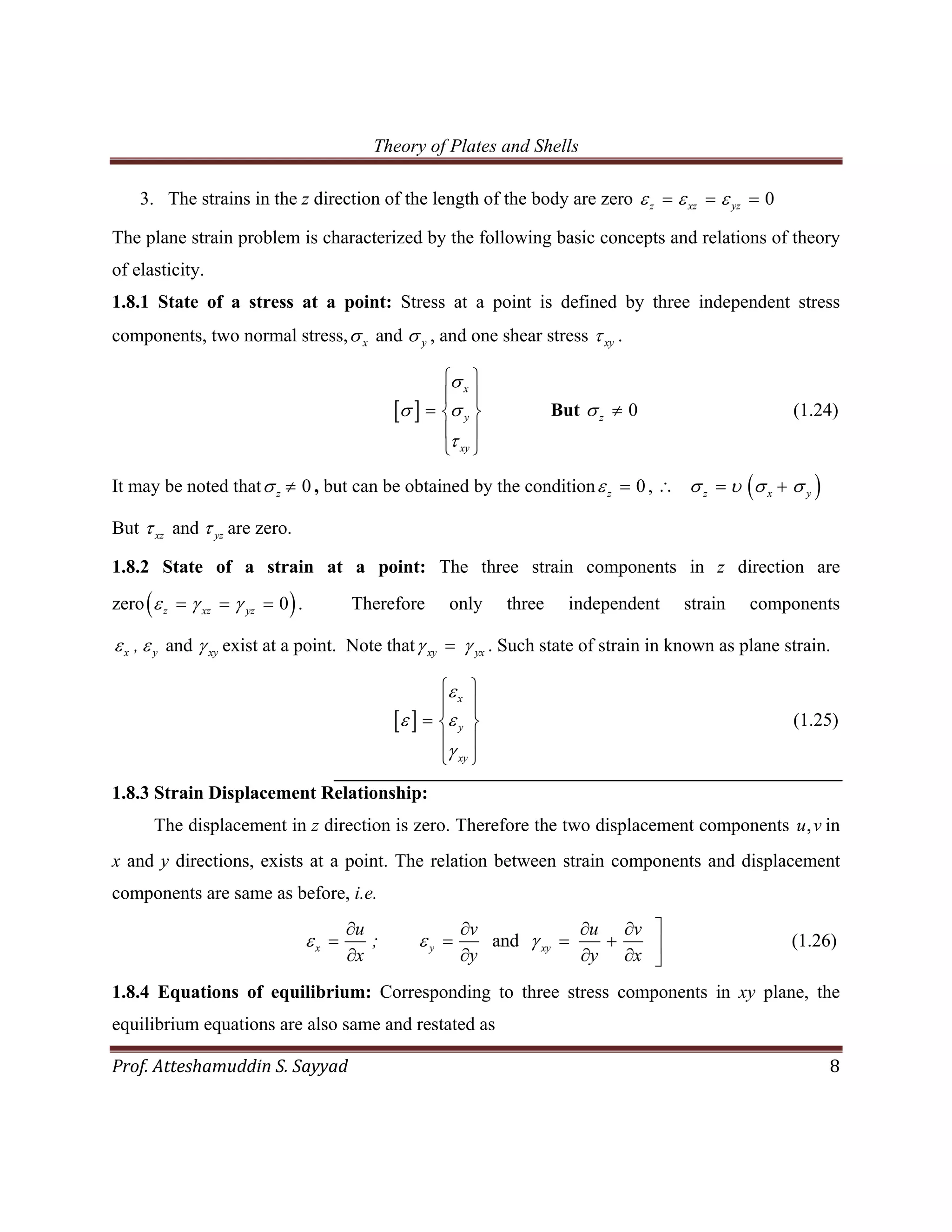 Theory of Plates and Shells | PDF