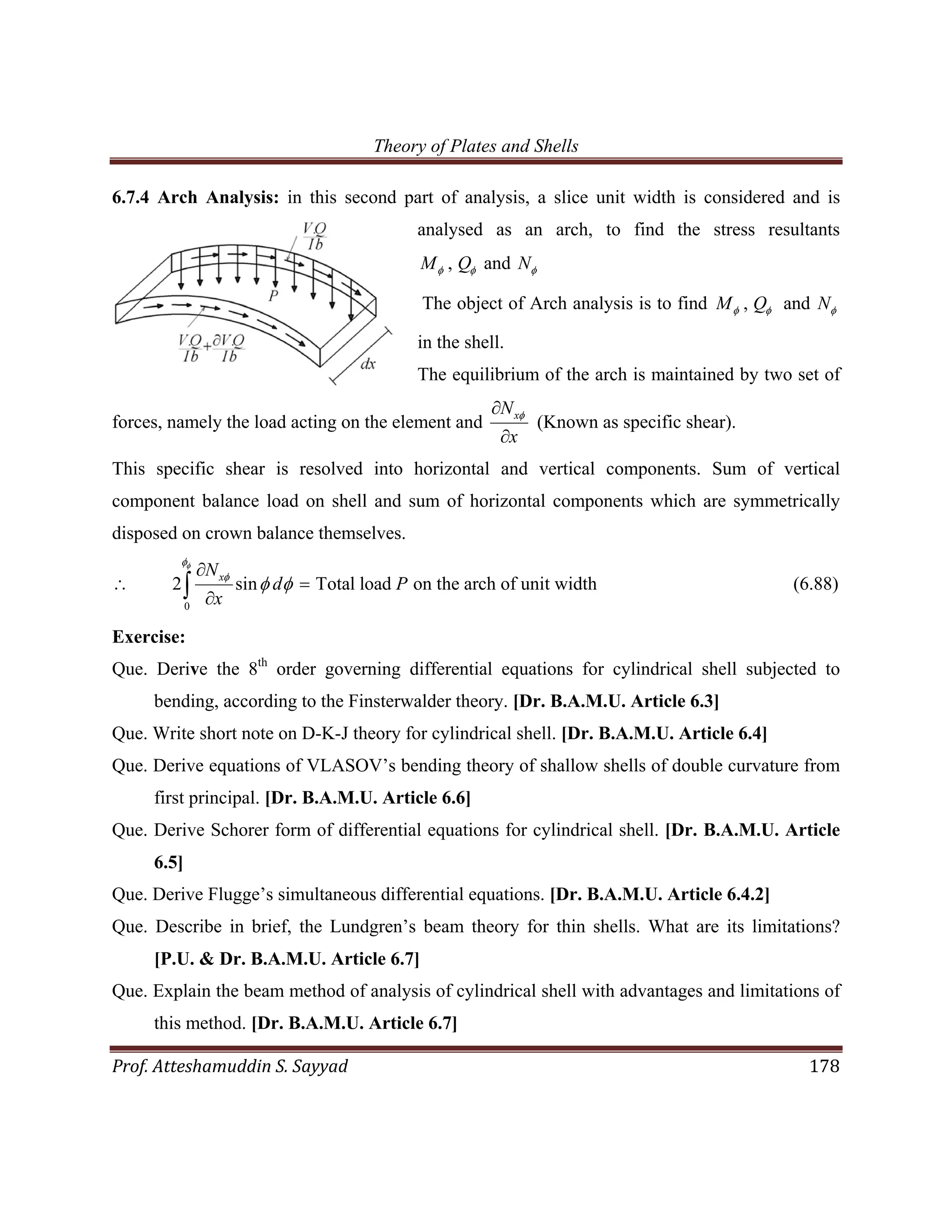 Theory of Plates and Shells | PDF