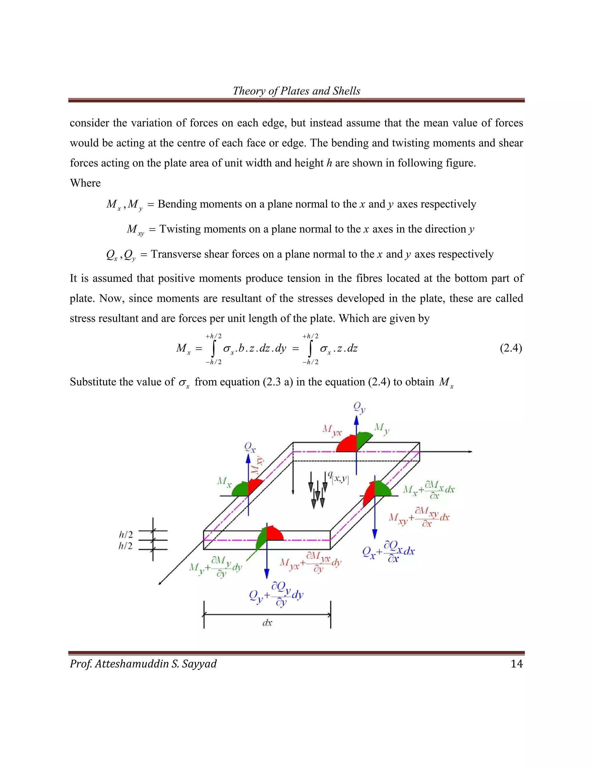 Theory of Plates and Shells | PDF
