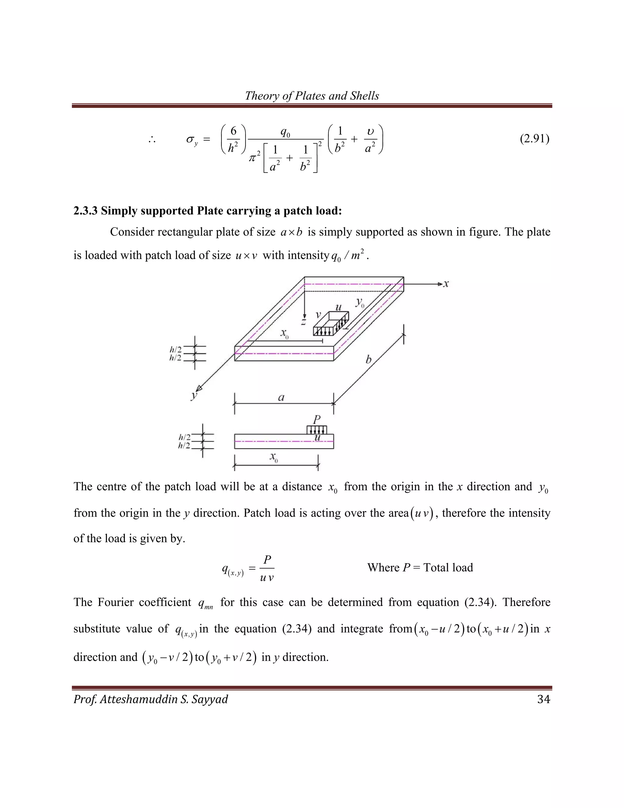 Theory of Plates and Shells | PDF