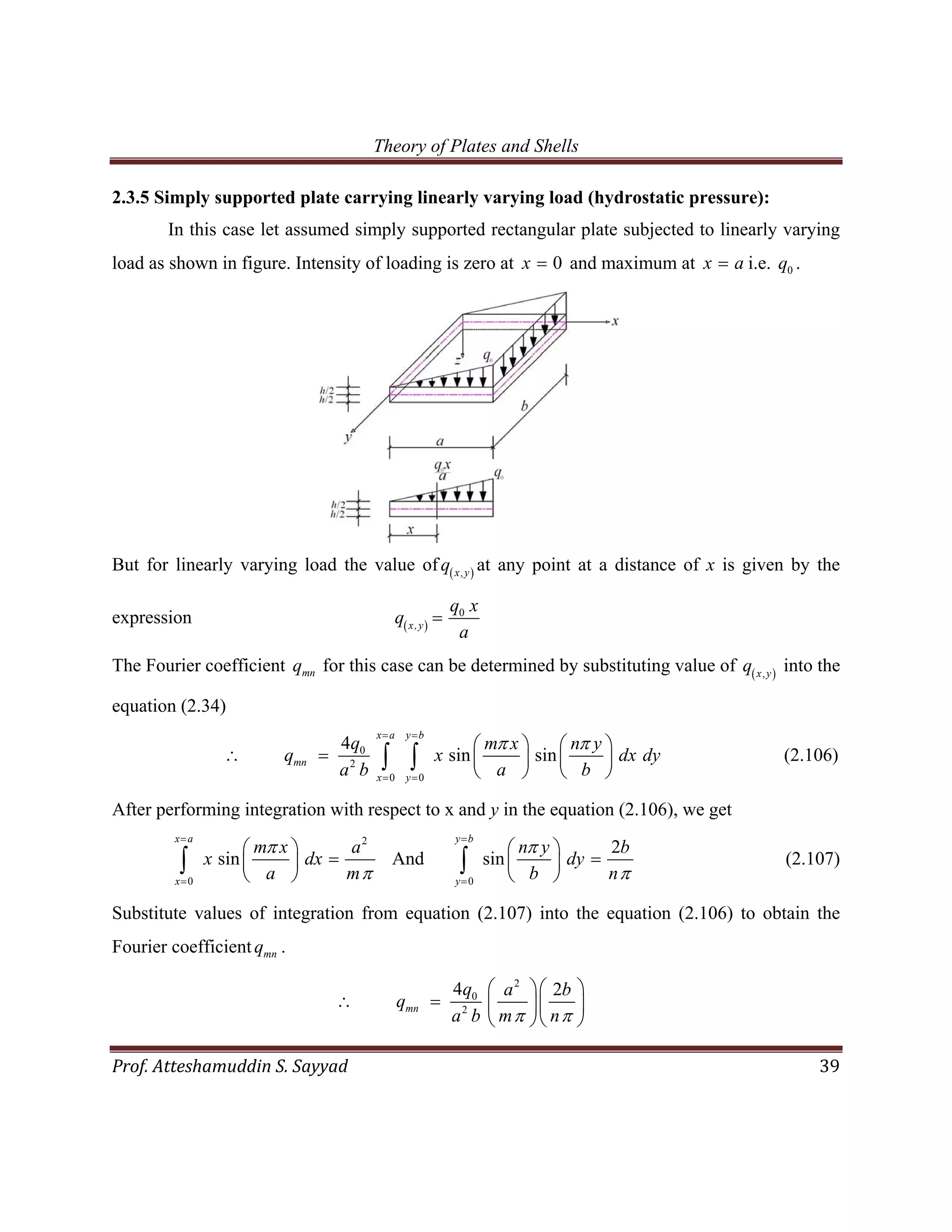 Theory of Plates and Shells | PDF