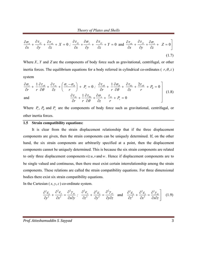Theory of Plates and Shells | PDF