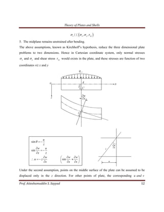 Theory of Plates and Shells | PDF