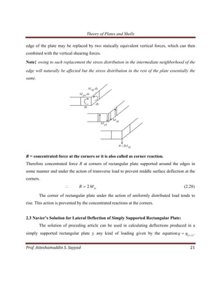 Theory of Plates and Shells | PDF