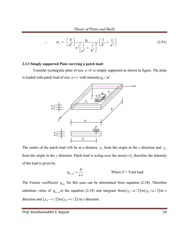 Theory of Plates and Shells | PDF