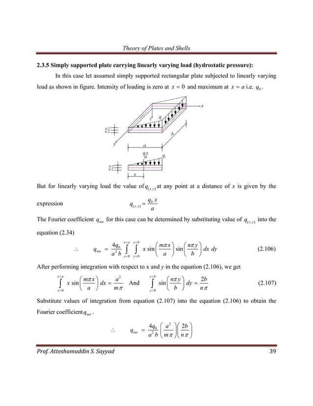 Theory of Plates and Shells | PDF