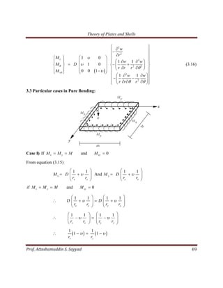 Theory of Plates and Shells | PDF