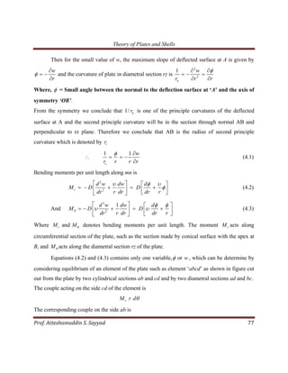 Theory of Plates and Shells | PDF