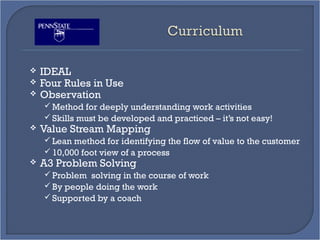 TPS Lean Healthcare Overview | PPS | Business | Business and Finance