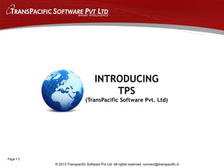 Tps company profile | PPT