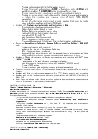 TP Security CV | DOC | Computer Software and Applications | Computing