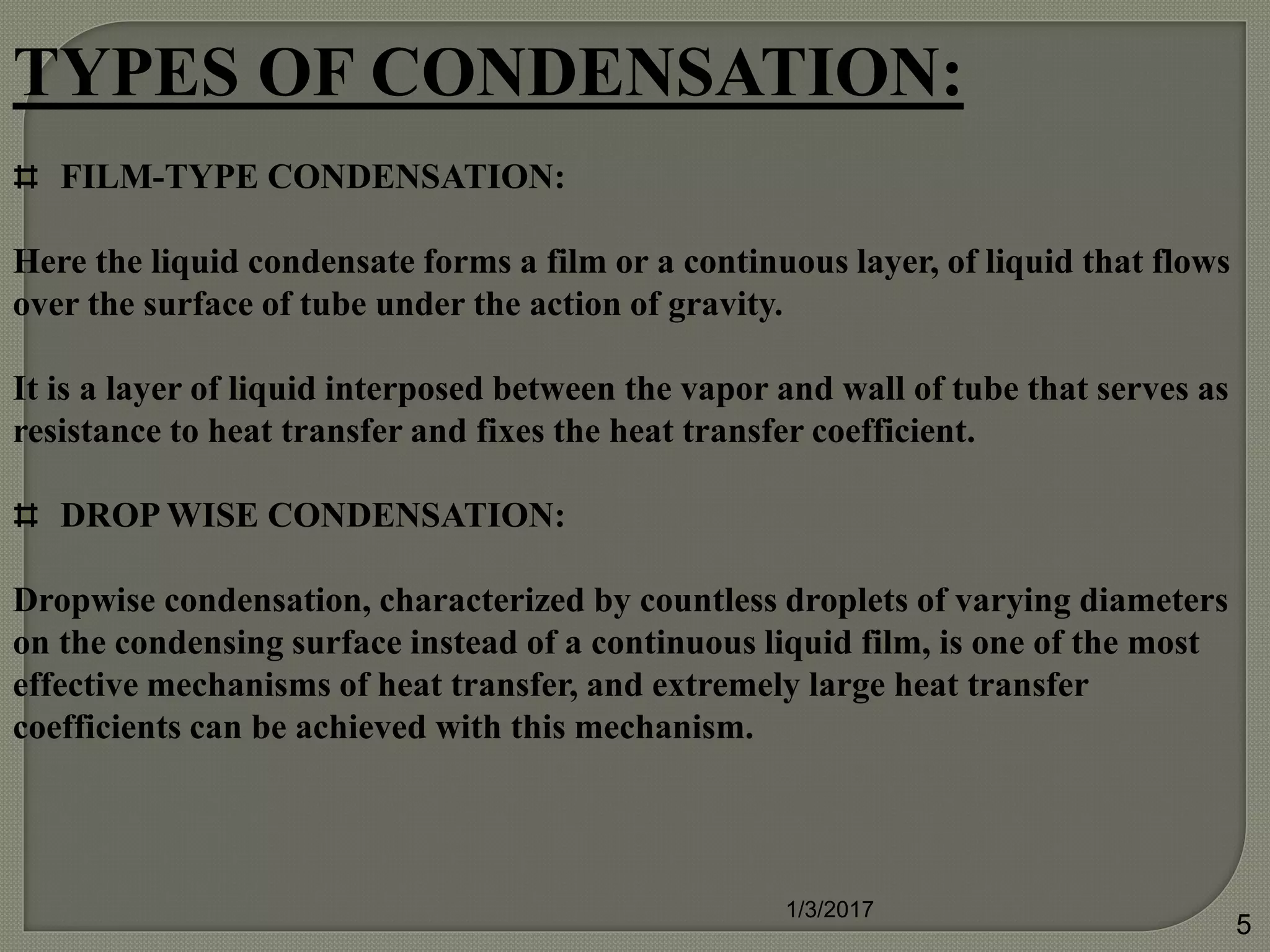 condensation | PPTX