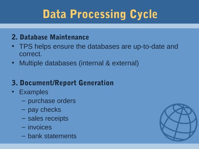 Transaction Processing System | PPT | Databases | Computer Software and Applications