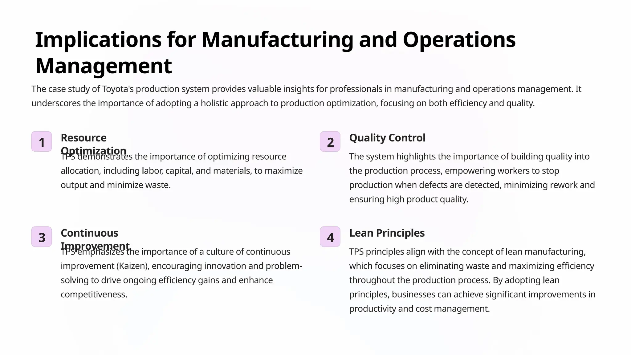 Toyota production system presentation on | PPTX