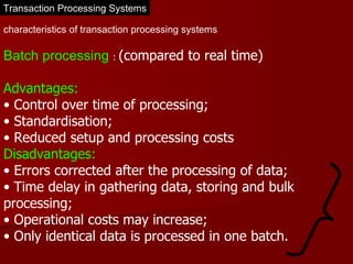 Transaction processing systems | PPT