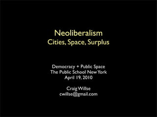 Neoliberalism | PPT