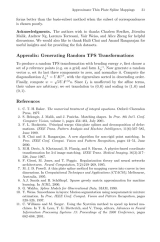 Approximate Thin Plate Spline Mappings | PDF | Computing | Technology & Computing