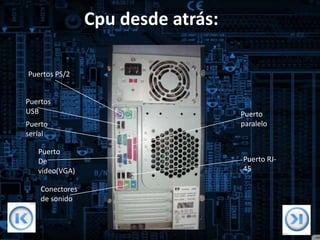 Tp spd motherboard desde atrás | PPTX